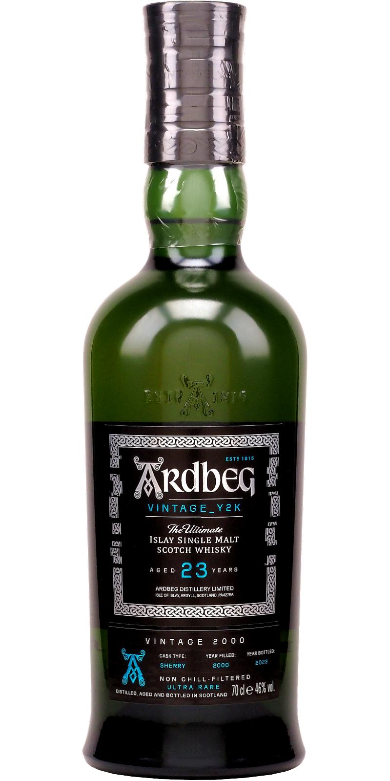 Ardbeg The Ultimate Vintage Y2K 23 Year Old Single Malt Scotch Whisky – Liquor Express