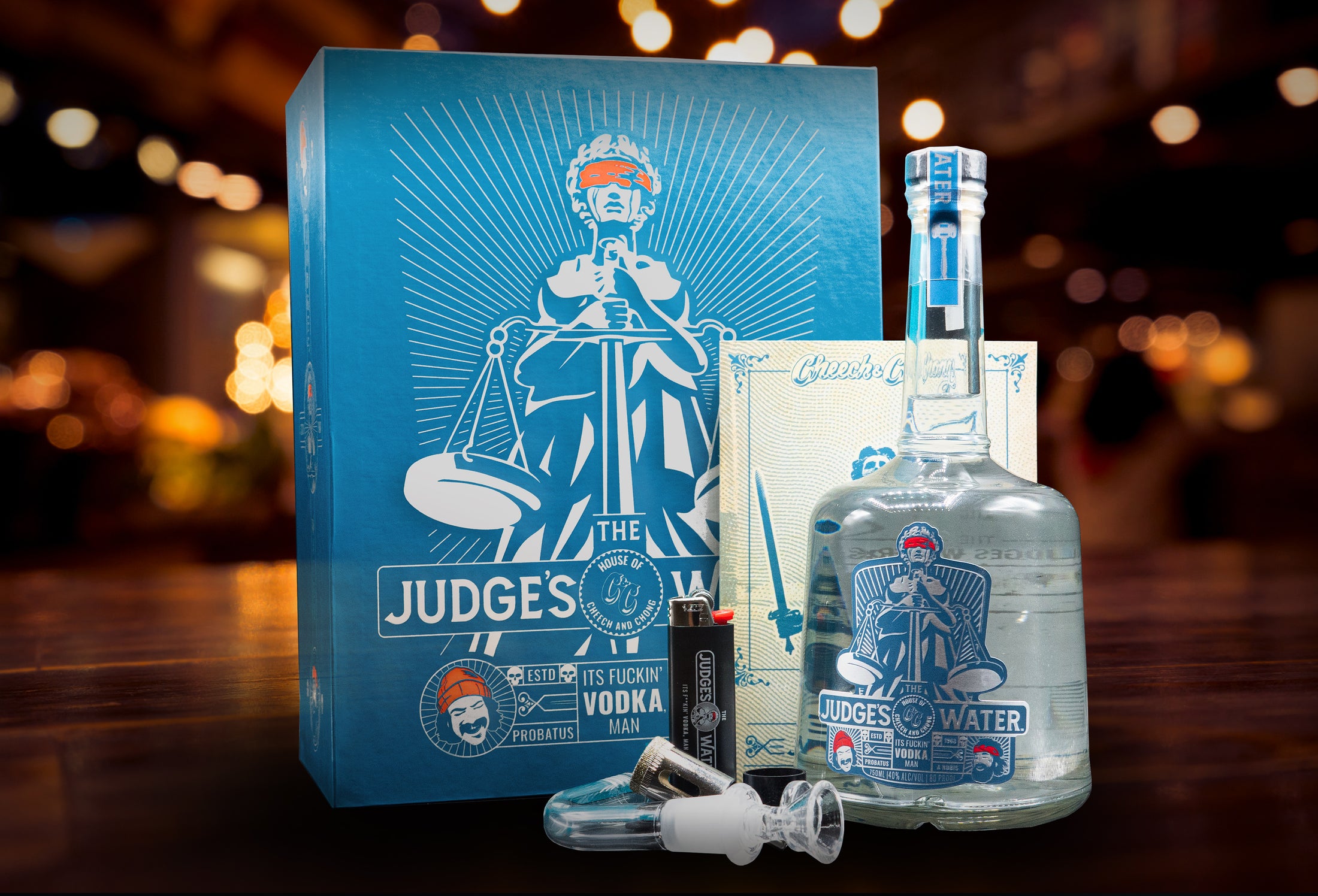 Cheech and Chong's The Judge's Water Vodka Collectors Edition – Liquor ...