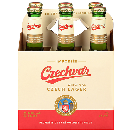 Czechvar Czech Original Lager Beer 11.2-Oz Bottle 6-Pack – Liquor Express