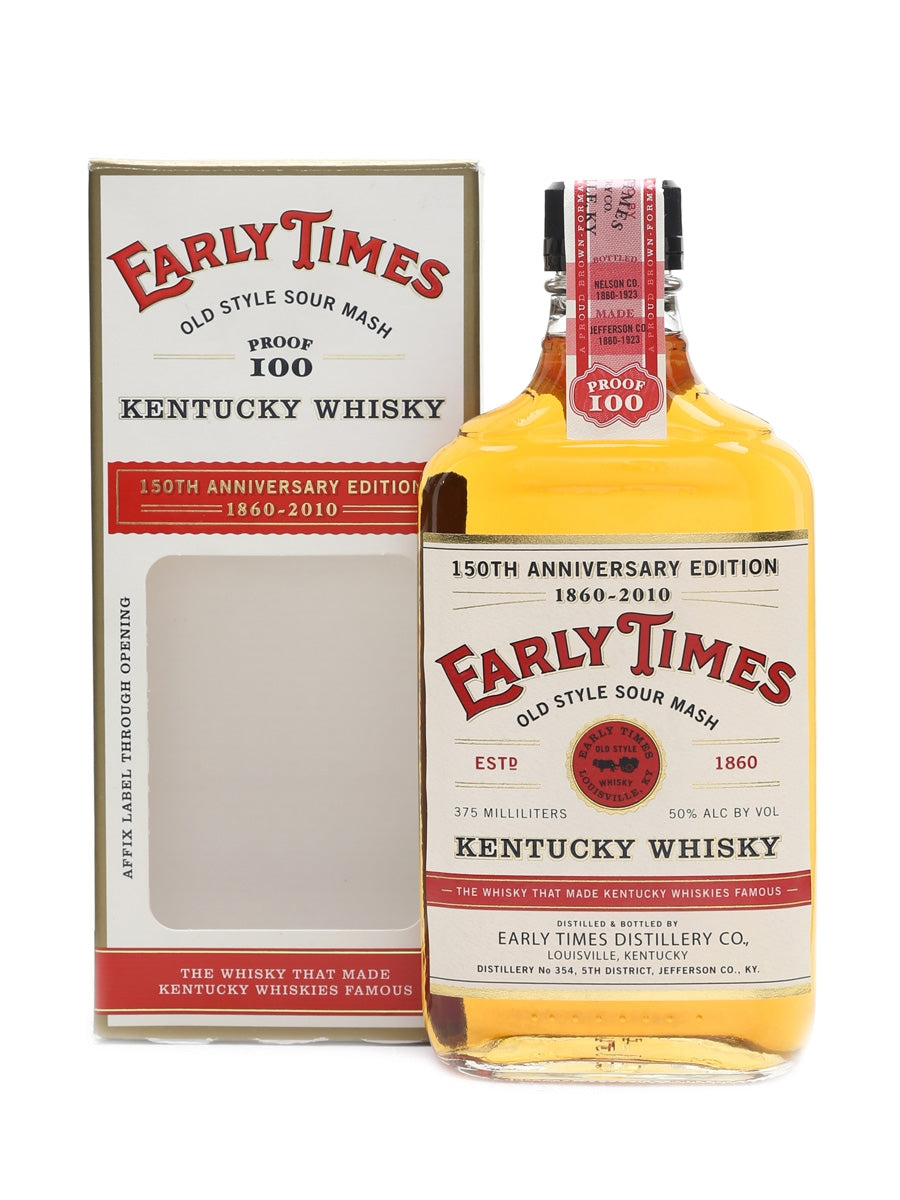 Early Times 150th Anniversary Edition 100 Proof Kentucky Whiskey 750ml ...