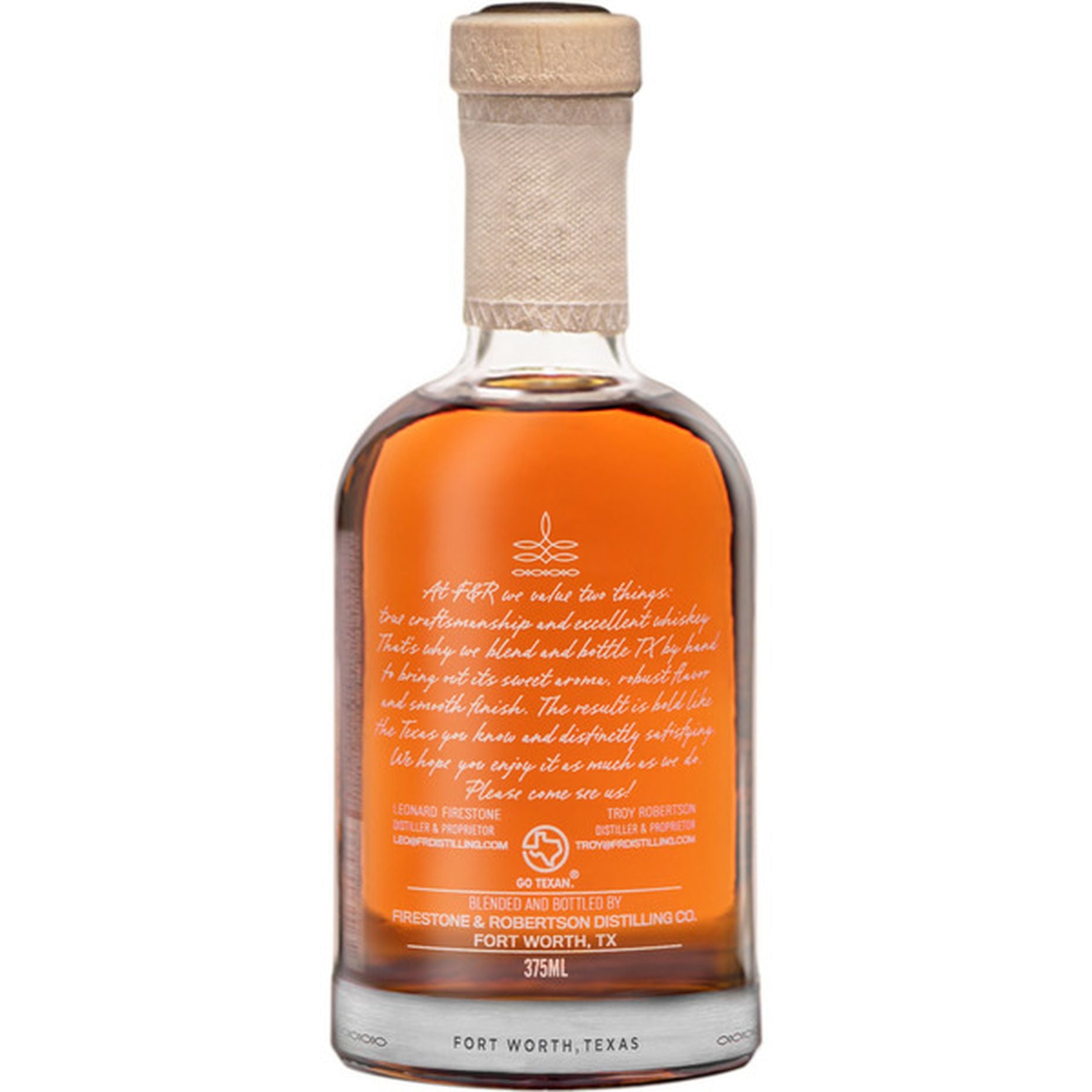 Firestone & Robertson TX Blended Whiskey 375ml – Liquor Express