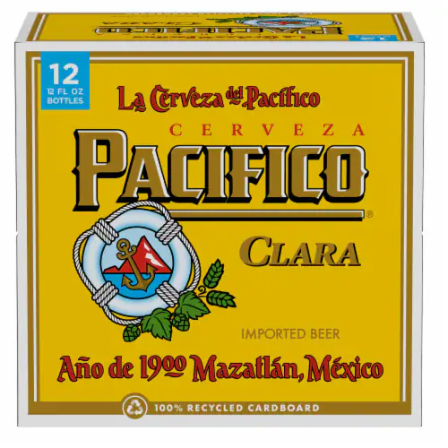 Modelo Pacifico Clara Lager Beer 12-Oz Bottle 12-Pack – Liquor Express