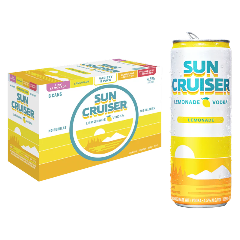 Sun Cruiser Lemonade Vodka Cocktail 12-Oz Can 8-Pack – Liquor Express