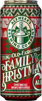 Alewerks Fun Old Fashioned Family Xmas Ale Beer Can 4-Pack – Liquor Express