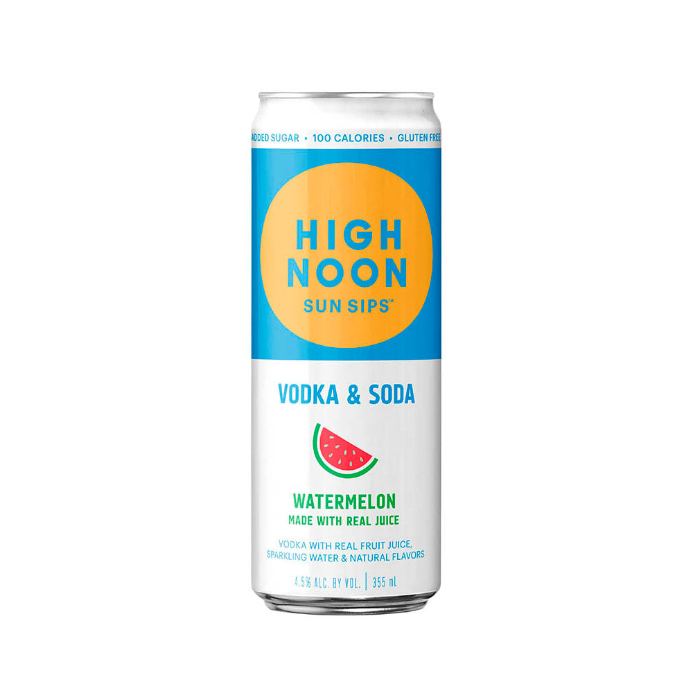 High Noon Sun Sips Watermelon Vodka & Soda 4-Pack – Liquor Express