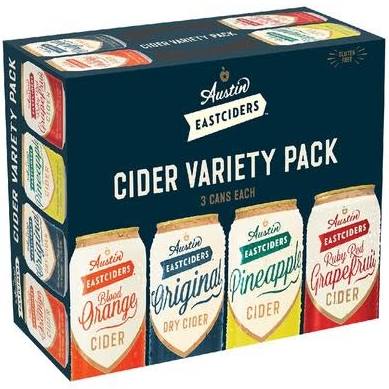 AUSTIN EASTCIDERS VARIETY PACK 12 PACK CANS – Liquor Express