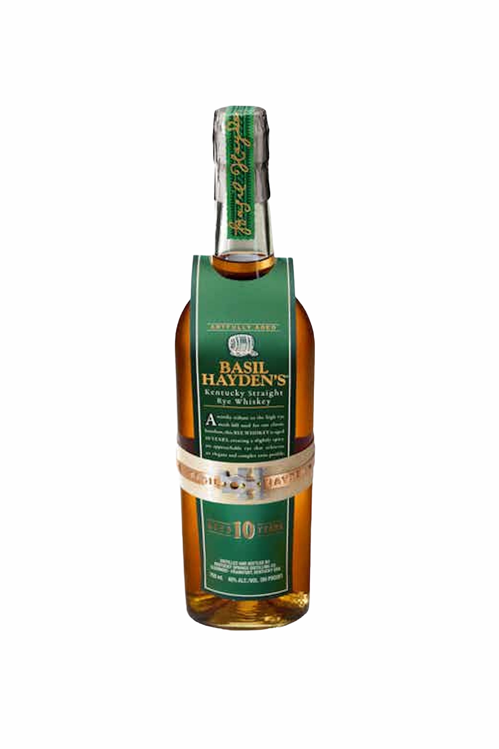 Basil Hayden's 10 Year Old Kentucky Straight Rye Whiskey 750ml – Liquor ...