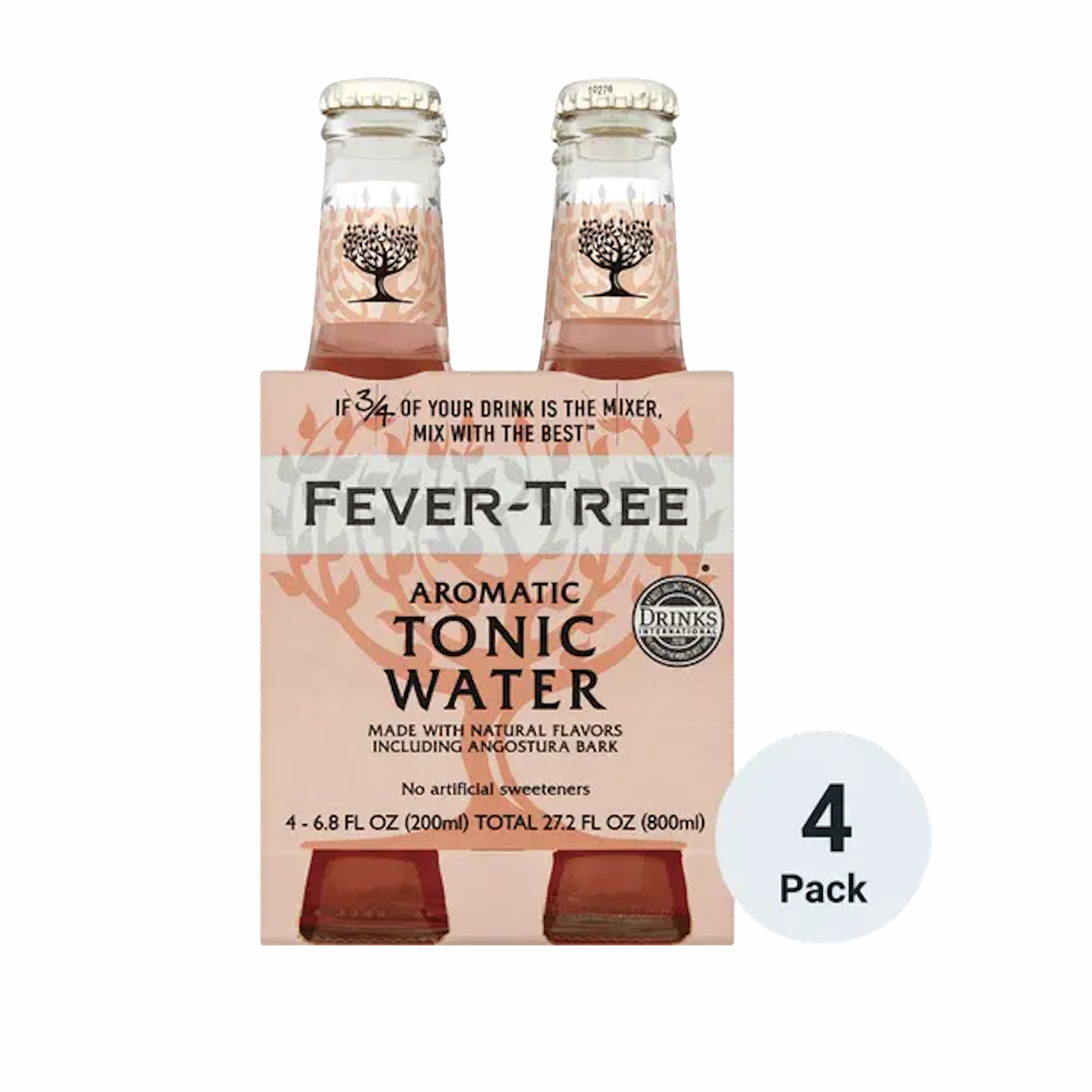 FEVER-TREE AROMATIC TONIC WATER 4 PACK – Liquor Express