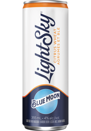 Blue Moon Light Sky Citrus Wheat Ale Beer 12-Oz Can 12-Pack – Liquor ...
